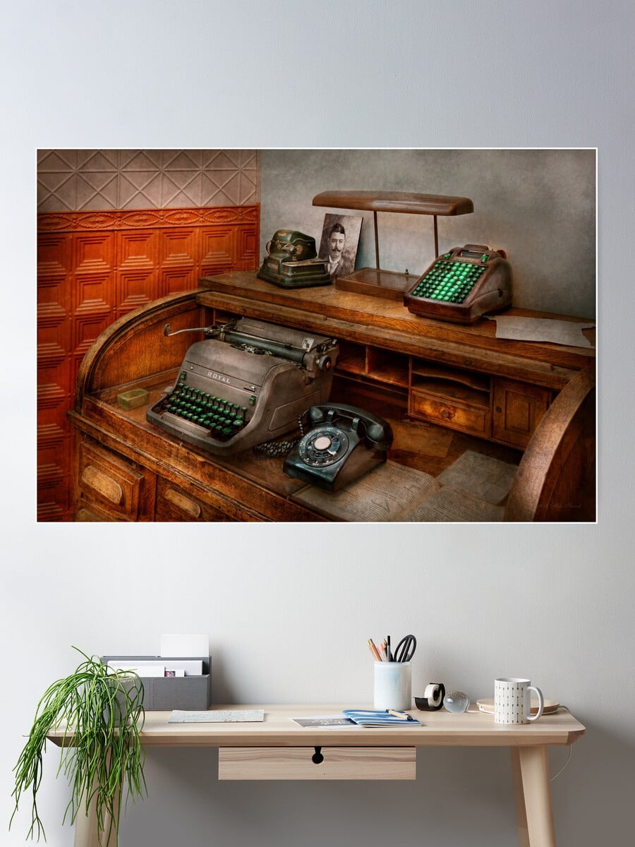 Accountant - Typewriter - The Accountants Office Poster Wall Art ...