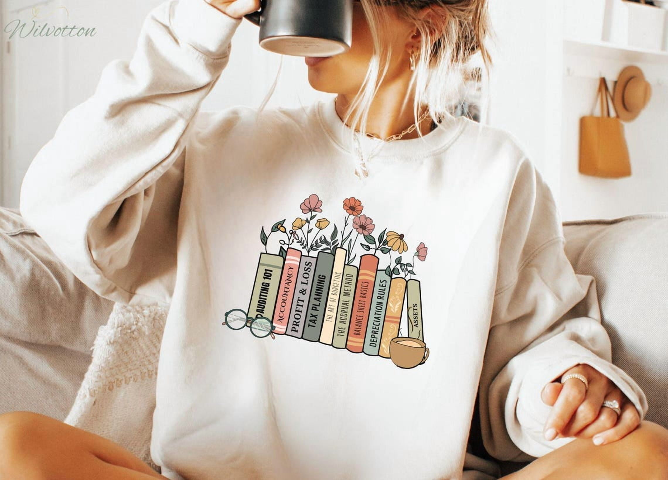 Accountant Wildflower Sweatshirt, for Accountant, Accounting Degree ...