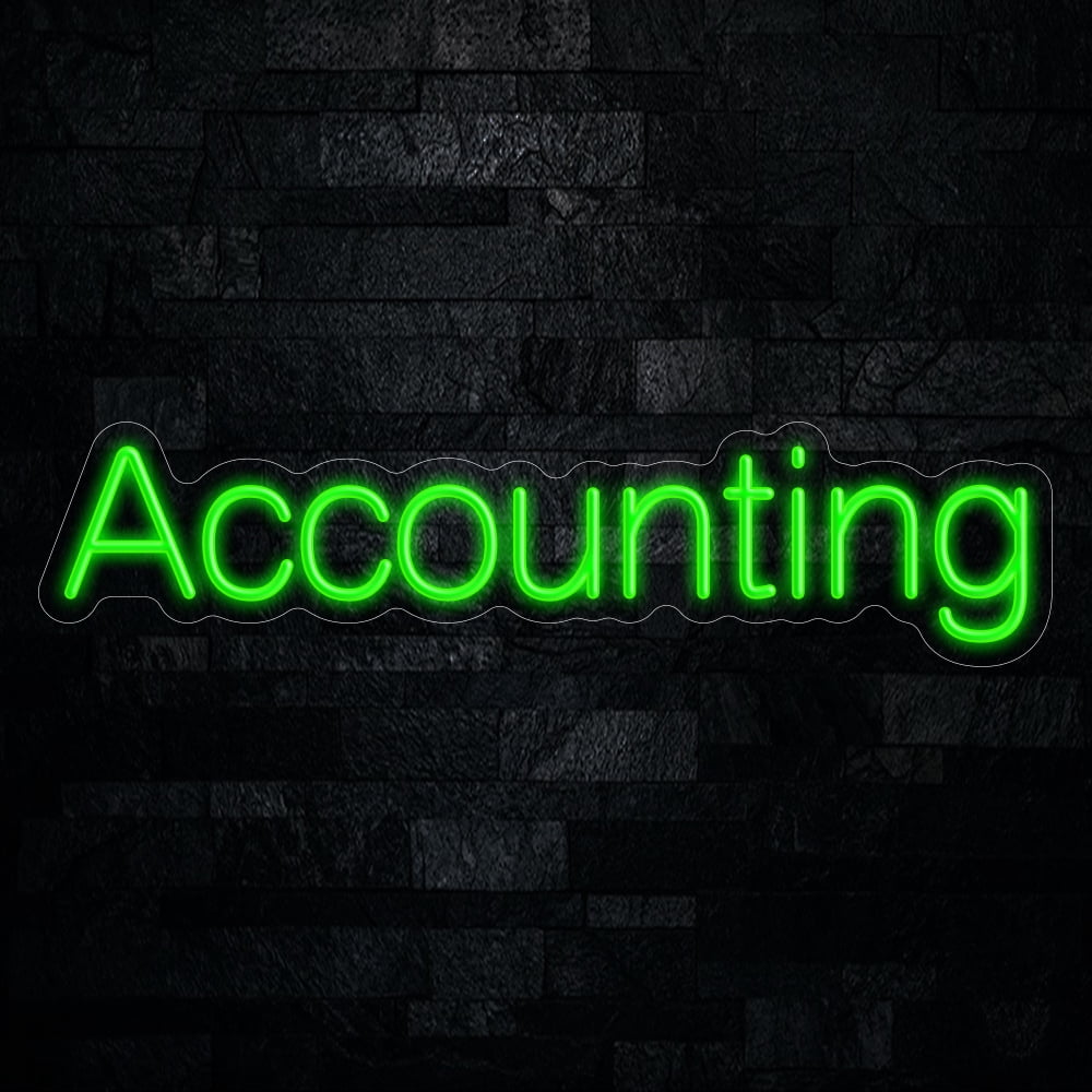 Accounting LED Neon Sign 29"L x 7"H #20020 - Walmart.com
