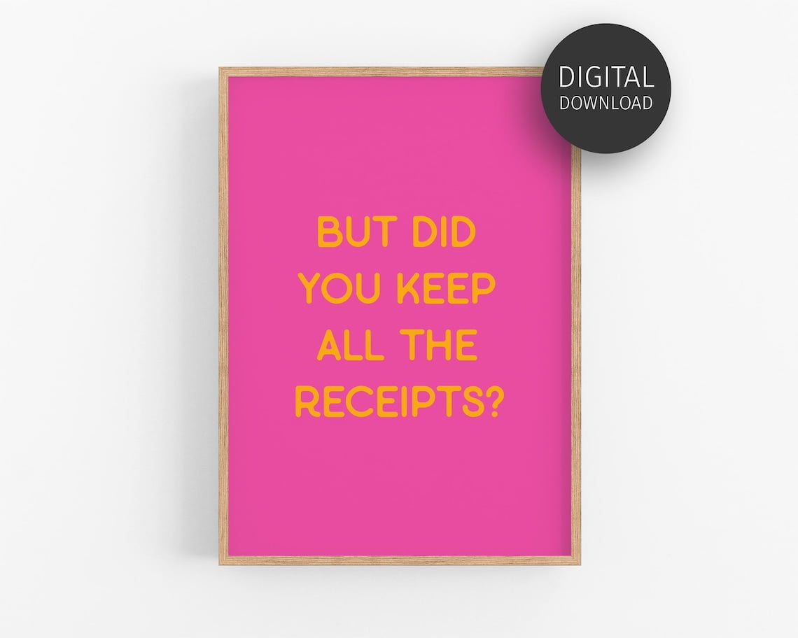 Accounting Office Poster, Neon Retro Poster, Wall Art For Tax ...