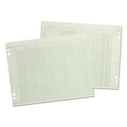 Wilson Jones, WLJG1020, 20-Column Ruled Sheets, 100 / Pack - Walmart.com