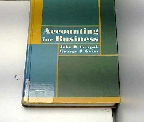 Accounting for business Cerepak, John R - Walmart.com