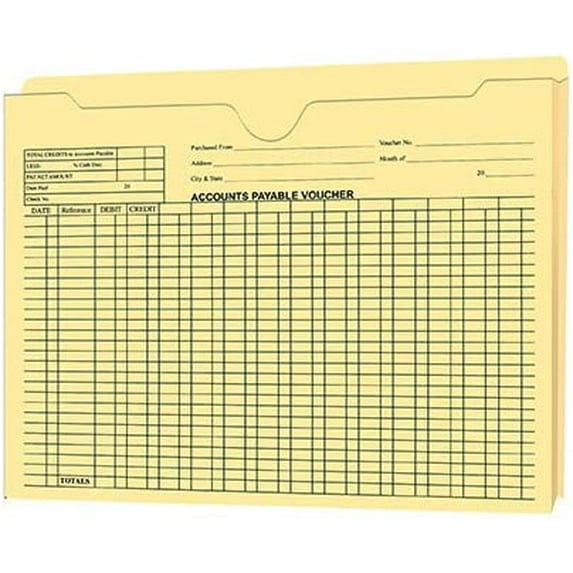 Accounts Payable Voucher Envelopes - 1" Expandable Jacket - Walmart.com