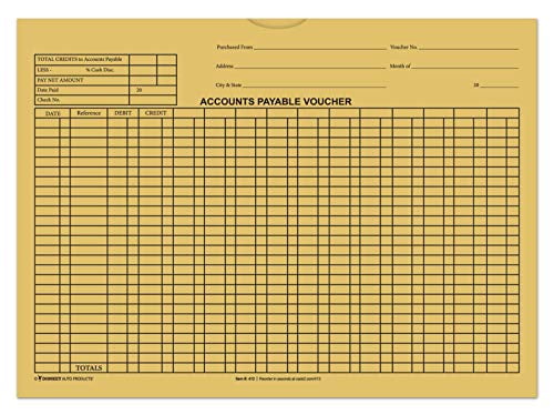 Accounts Payable Voucher Envelopes (Form #DSA-540) (Several Colors ...