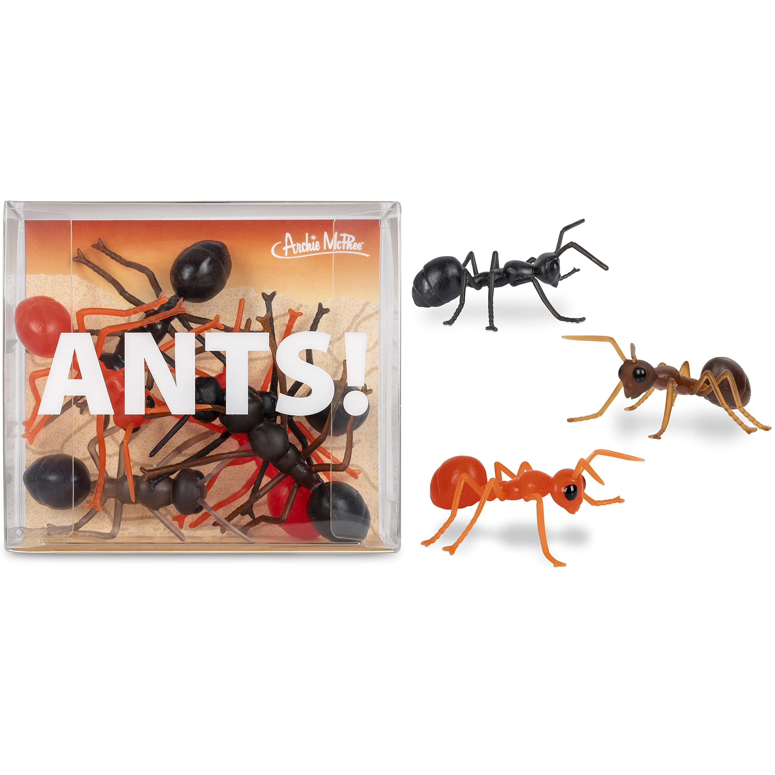 Accoutrements Archie McPhee Funny Gift Box of Novelty Ants (6 Pack ...
