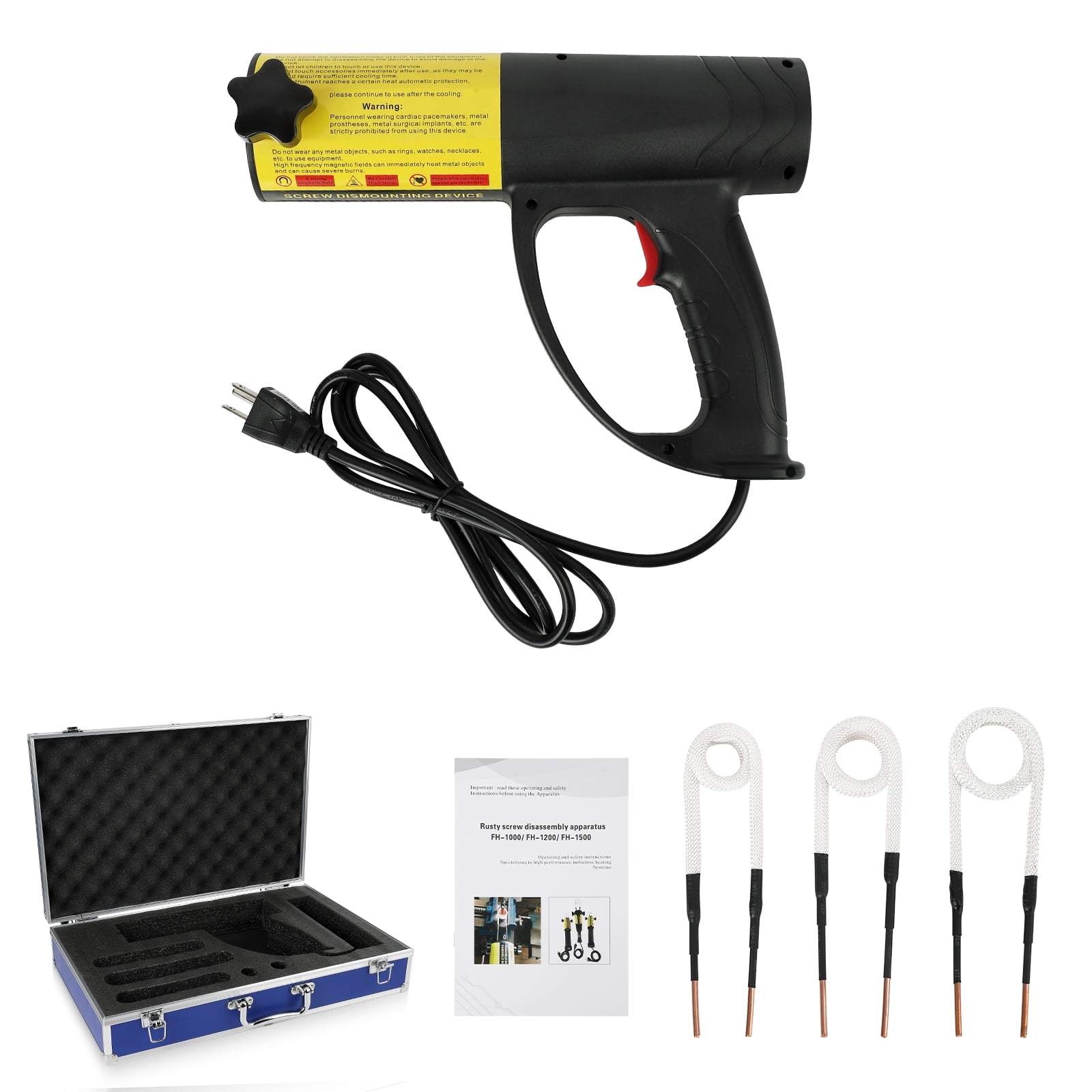 Accreate 1500W Magnetic Induction Heater Kit, Automotive Flameless Heat ...