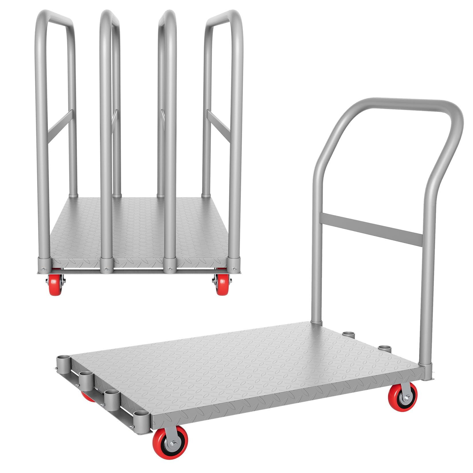 Accreate 2 in 1 Steel Panel Truck Cart, 2000 Lbs Capacity Platform ...