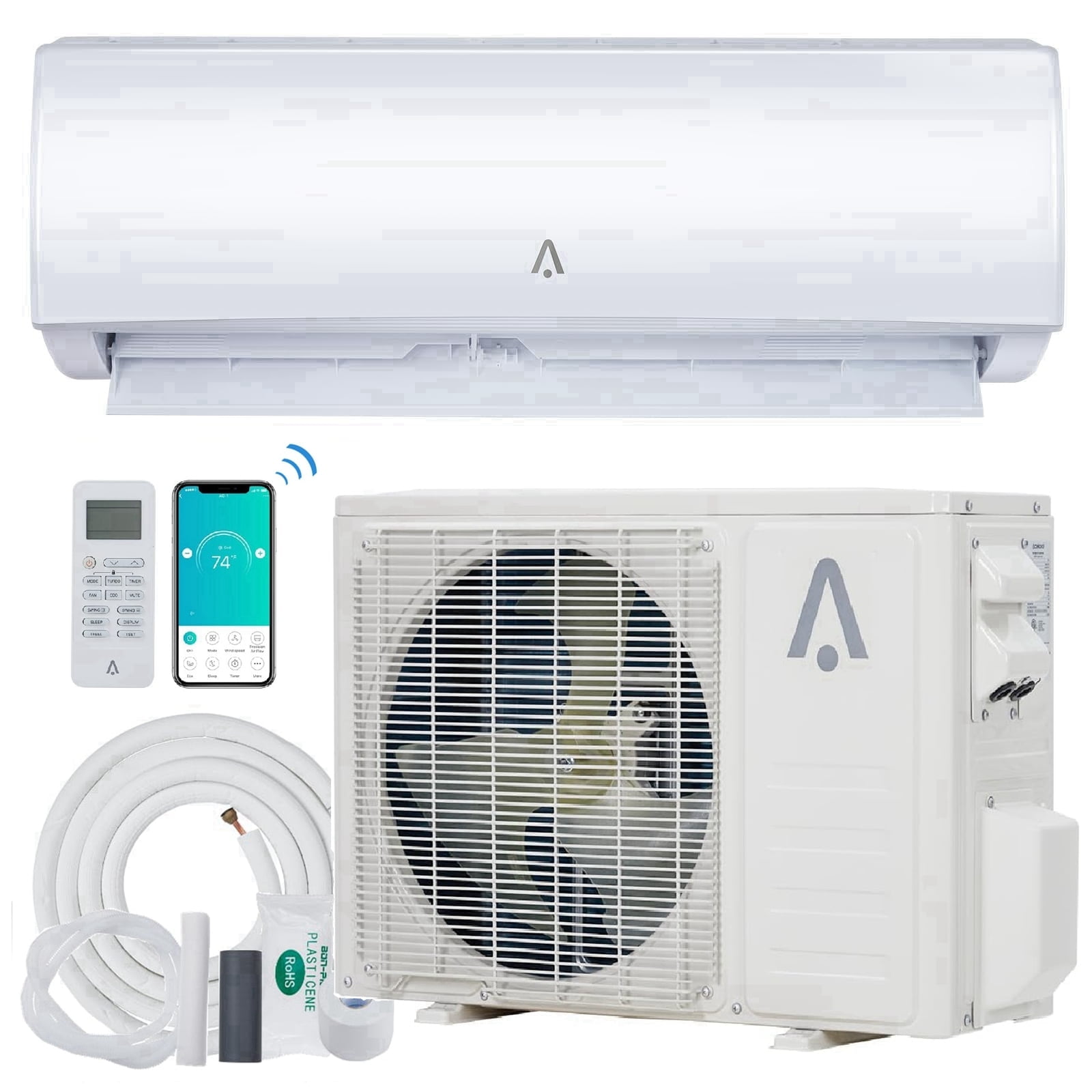 Accreate 36000 BTU Mini Split Air Conditioner & Heater, New, 36000 BTU ...