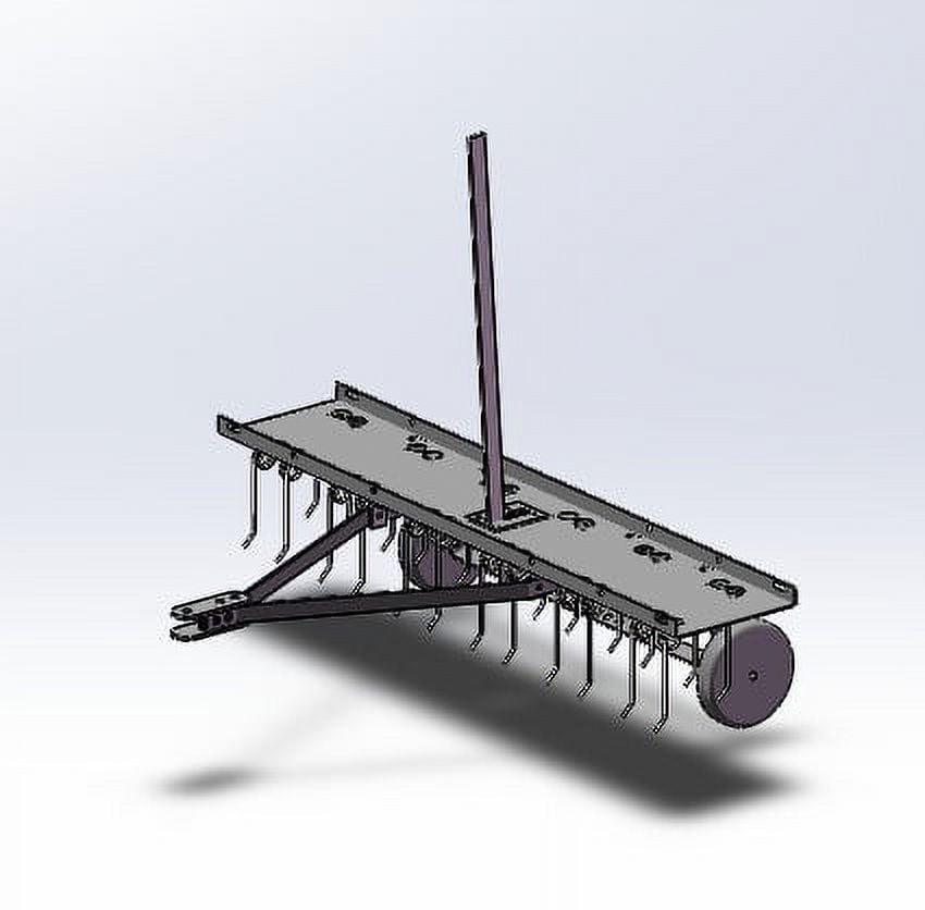 Accreate 48-Inch Pull-Apart Weeder with 24 Spring Steel Teeth - Lawn ...