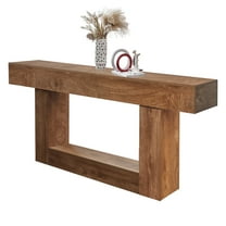 Tribesigns Solid Wood Console Table, 47.24" Long Farmhouse Entryway ...