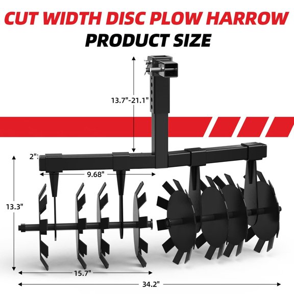 Extreme Max 5500.5094 Heavy-Duty UniPlow One-Box ATV Plow System with ...