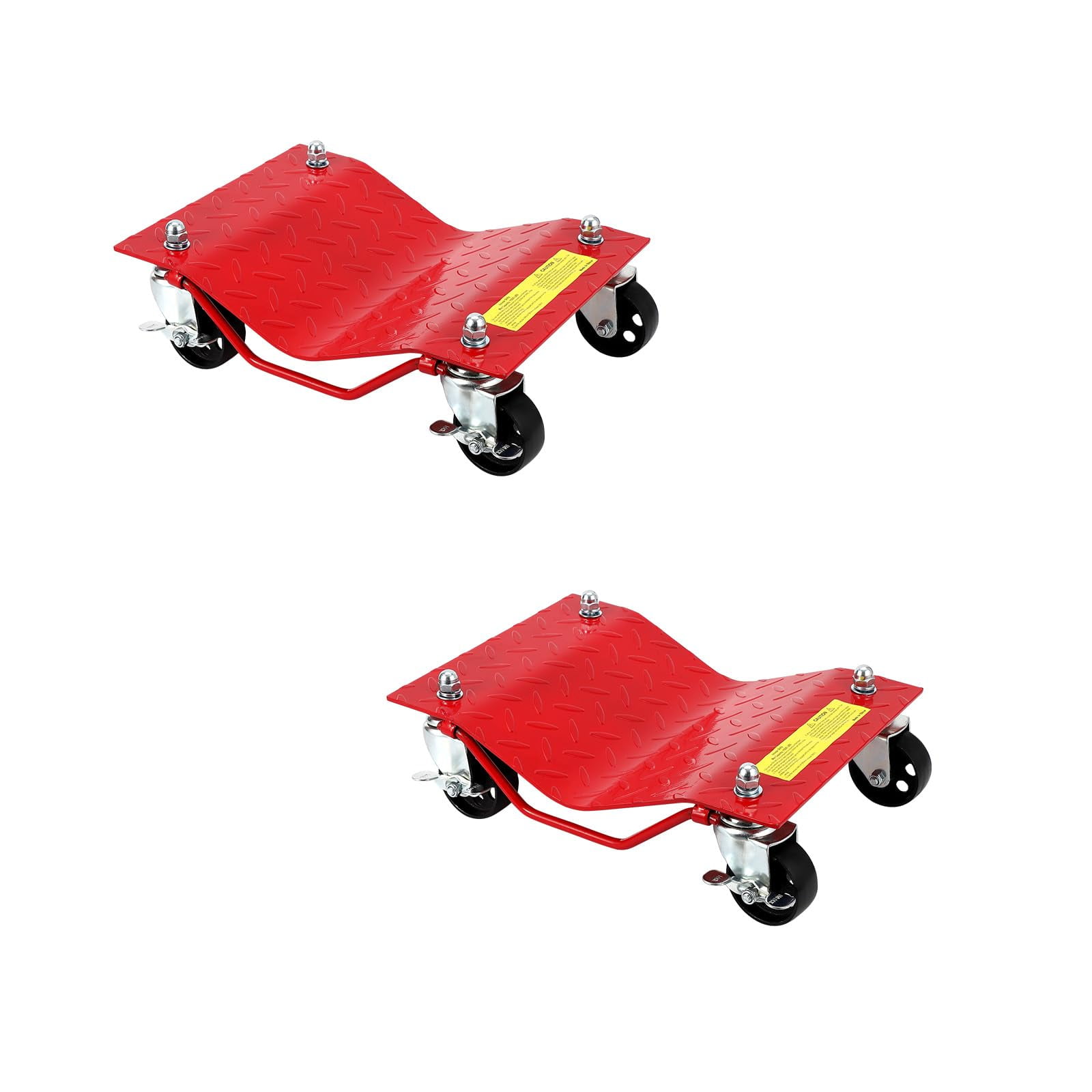Accreate Car Dolly Set of 2-4000LB Capacity Heavy Duty Vehicle Wheel ...