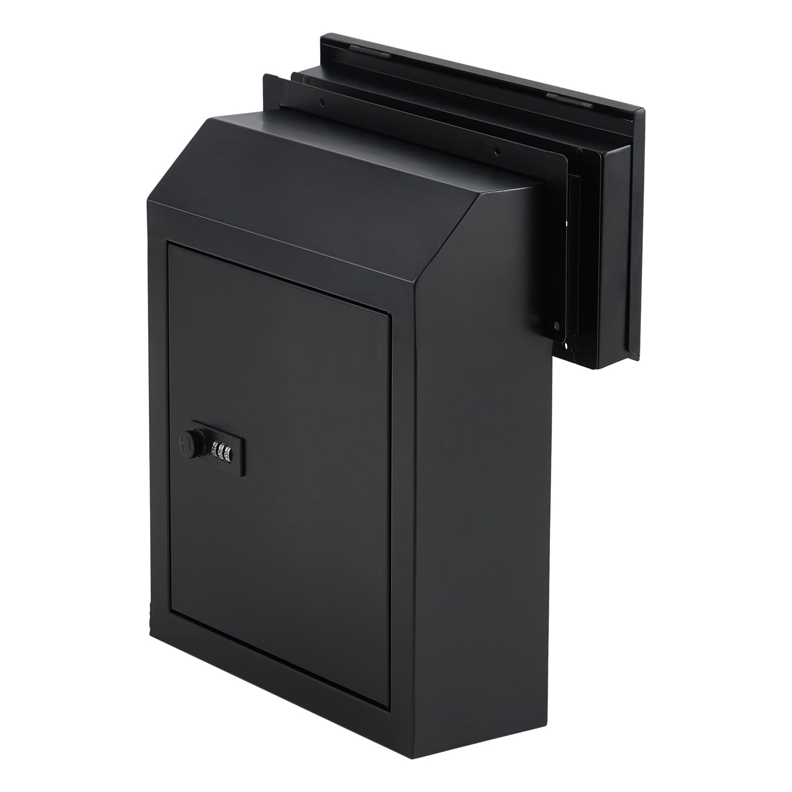 Accreate Delivery Box Iron Mailbox - Combination Lock - Weatherproof ...