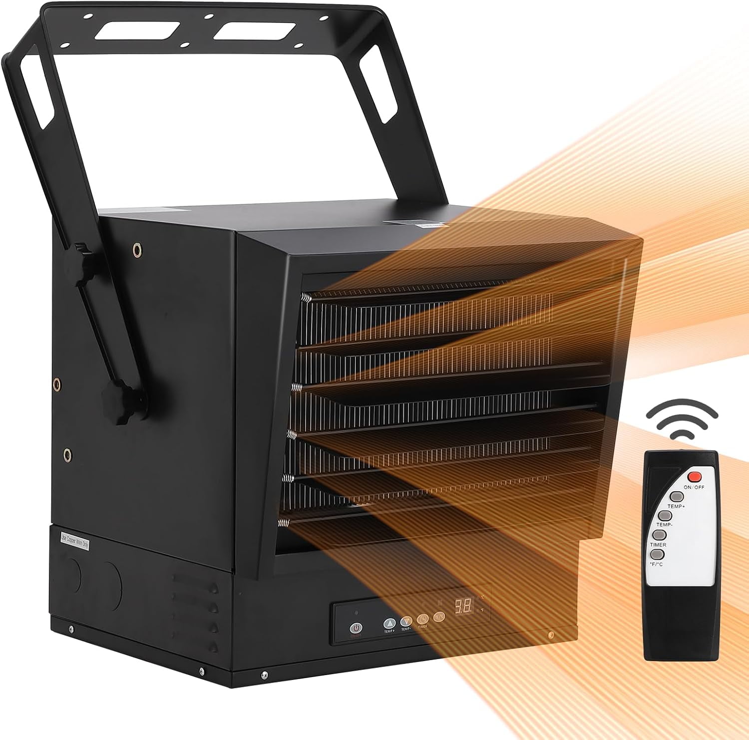 Accreate Electric Garage Heater, 5000 Watt Hard Wired Ceiling Mount ...