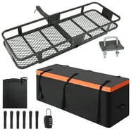 Elevate Outdoor Deluxe Aluminum Hitch Cargo Carrier & Ramp - 500 lb Cap ...