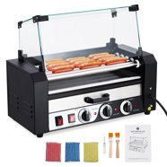 VIVO Rotating Hot Dog Maker - Electric 12 Hot Dog & 5 Roller Grill ...