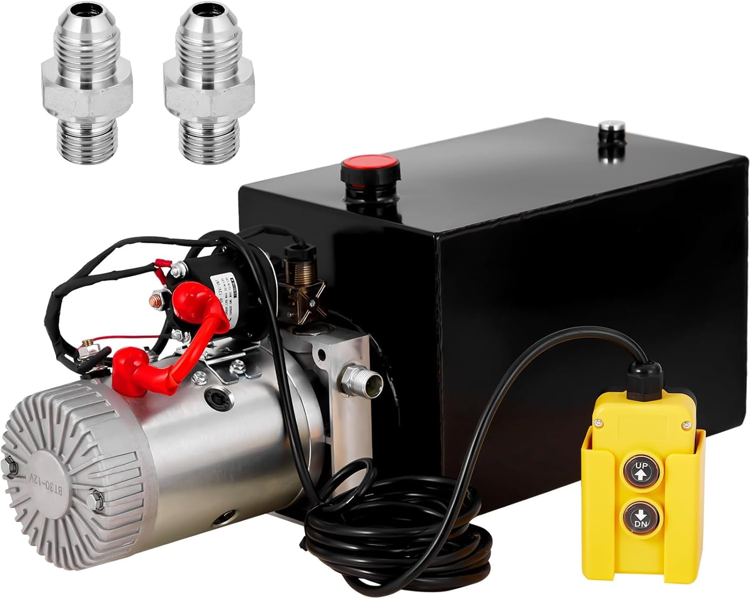 Accreate Hydraulic Power Unit 8 Quart Single Acting Hydraulic Pump ...