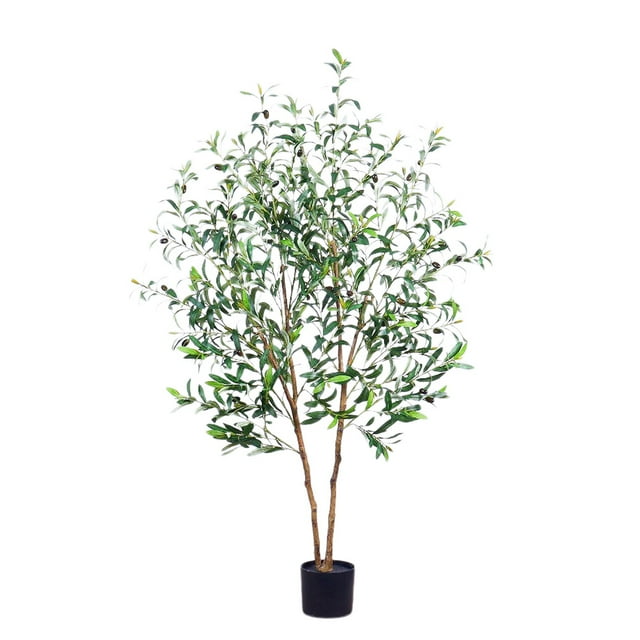 Accreate Lifelike Olive Tree - Easy Assembly with Secure Base - 5FT ...