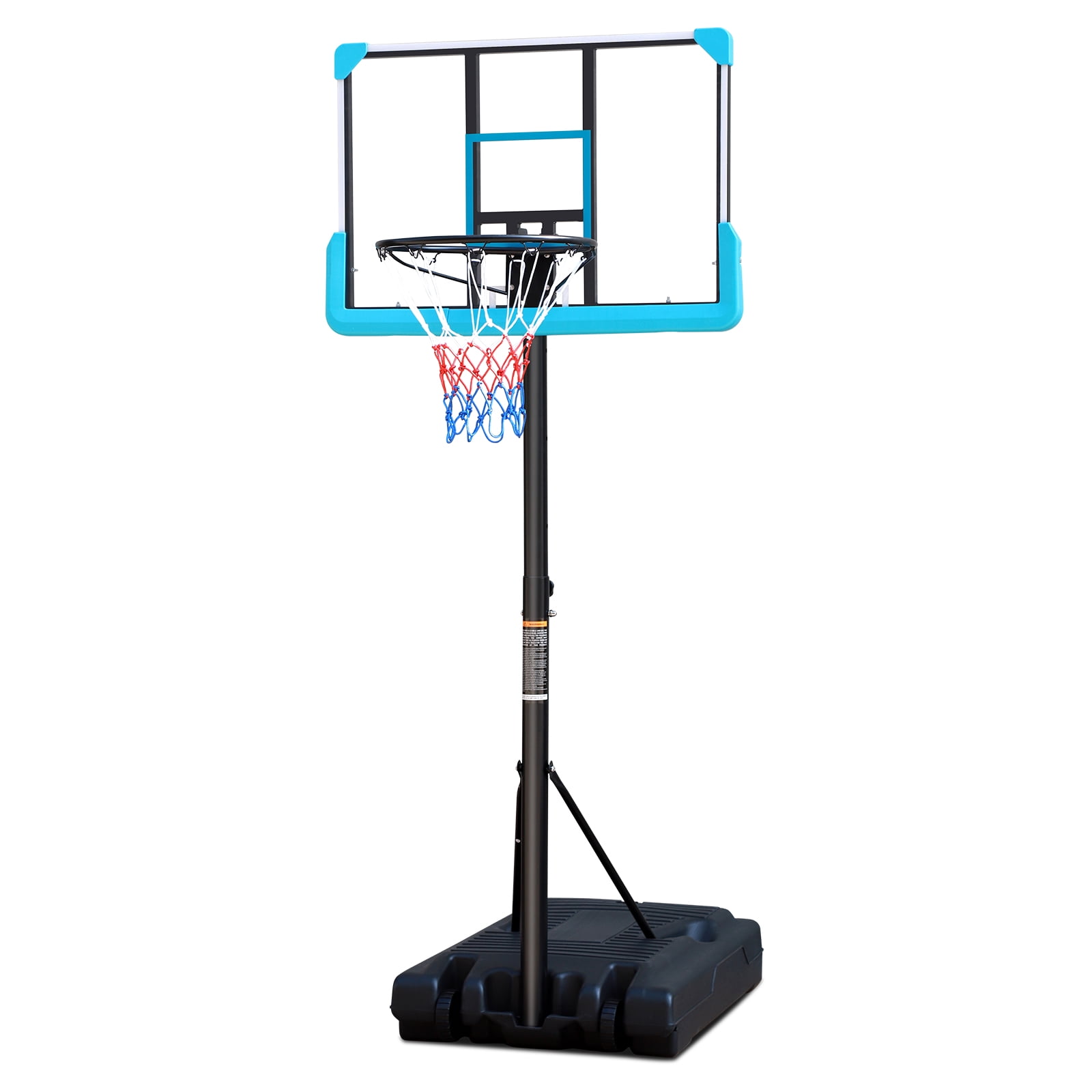 Accreate Portable Basketball Hoop 4ft To 6.5ft Height-Adjustable Impact ...