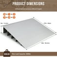 Accreate Rise Door Threshold Ramp - Portable Self Supporting Aluminum ...