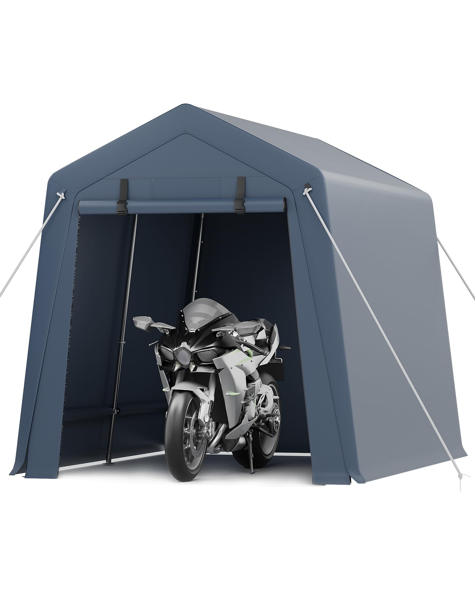 Accreate Rust-Resistant Galvanized Steel Outdoor Storage Shed with ...