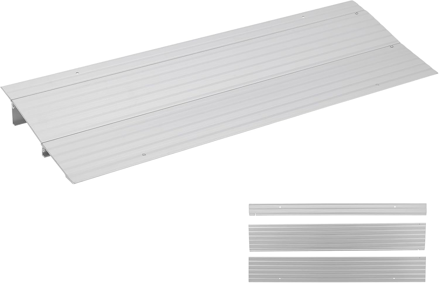 Accreate Threshold Ramps for Doorways 2" Rise, Aluminum Door Threshold ...