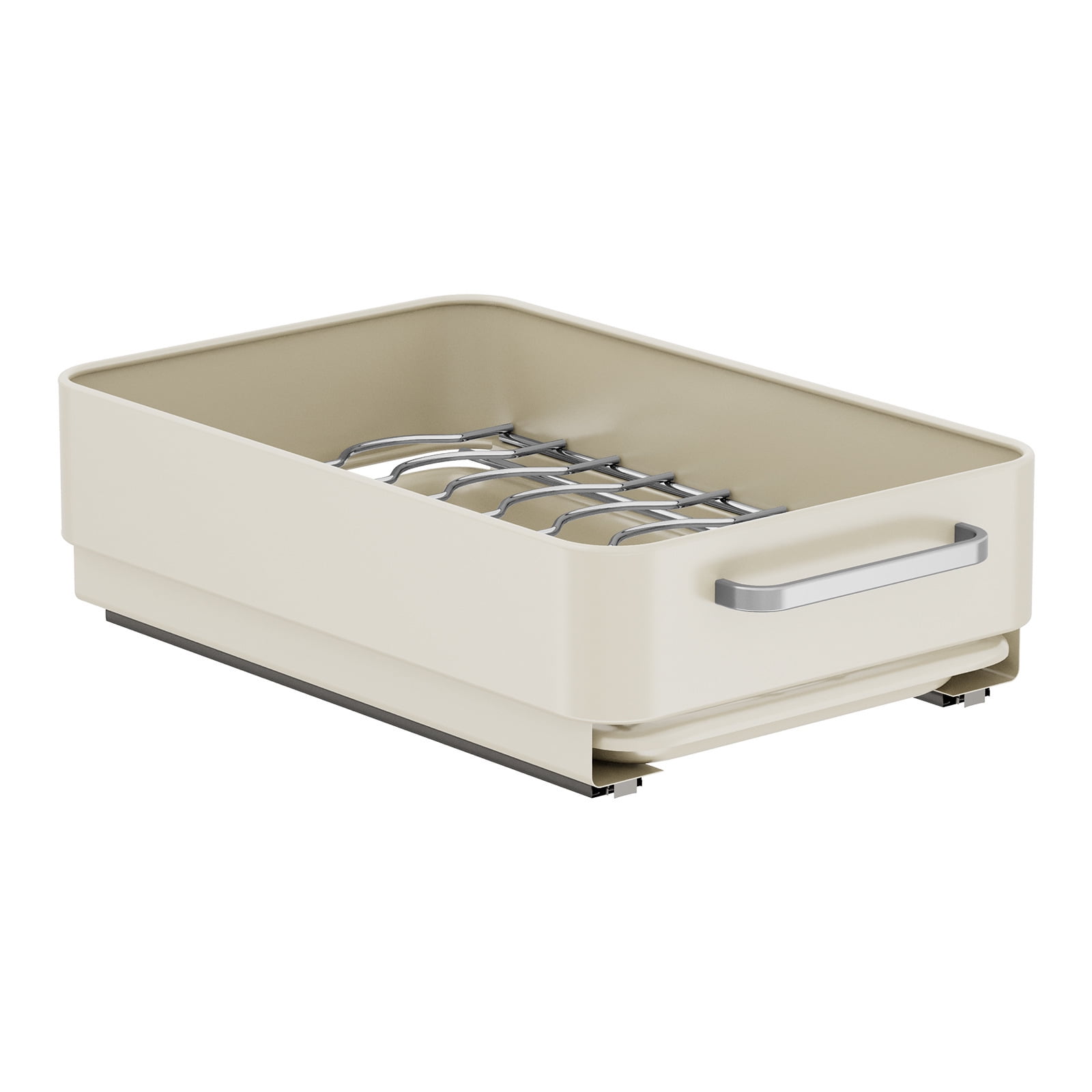 Accreate Under-Sink Pull-Out Dish Rack – Carbon Steel Track Organizer ...