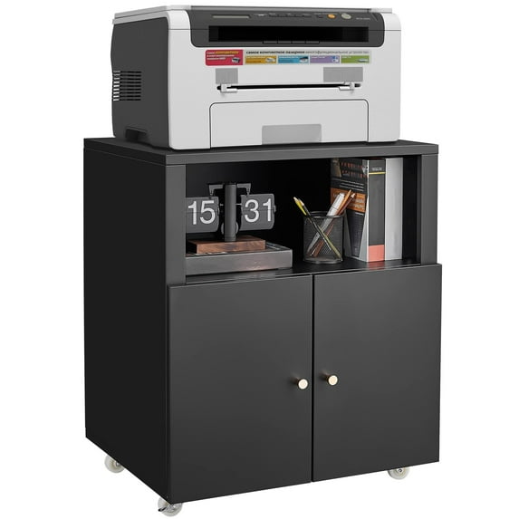 Accreate Versatile Metal Printer Stand & File Cabinet, Storage Cupboard ...