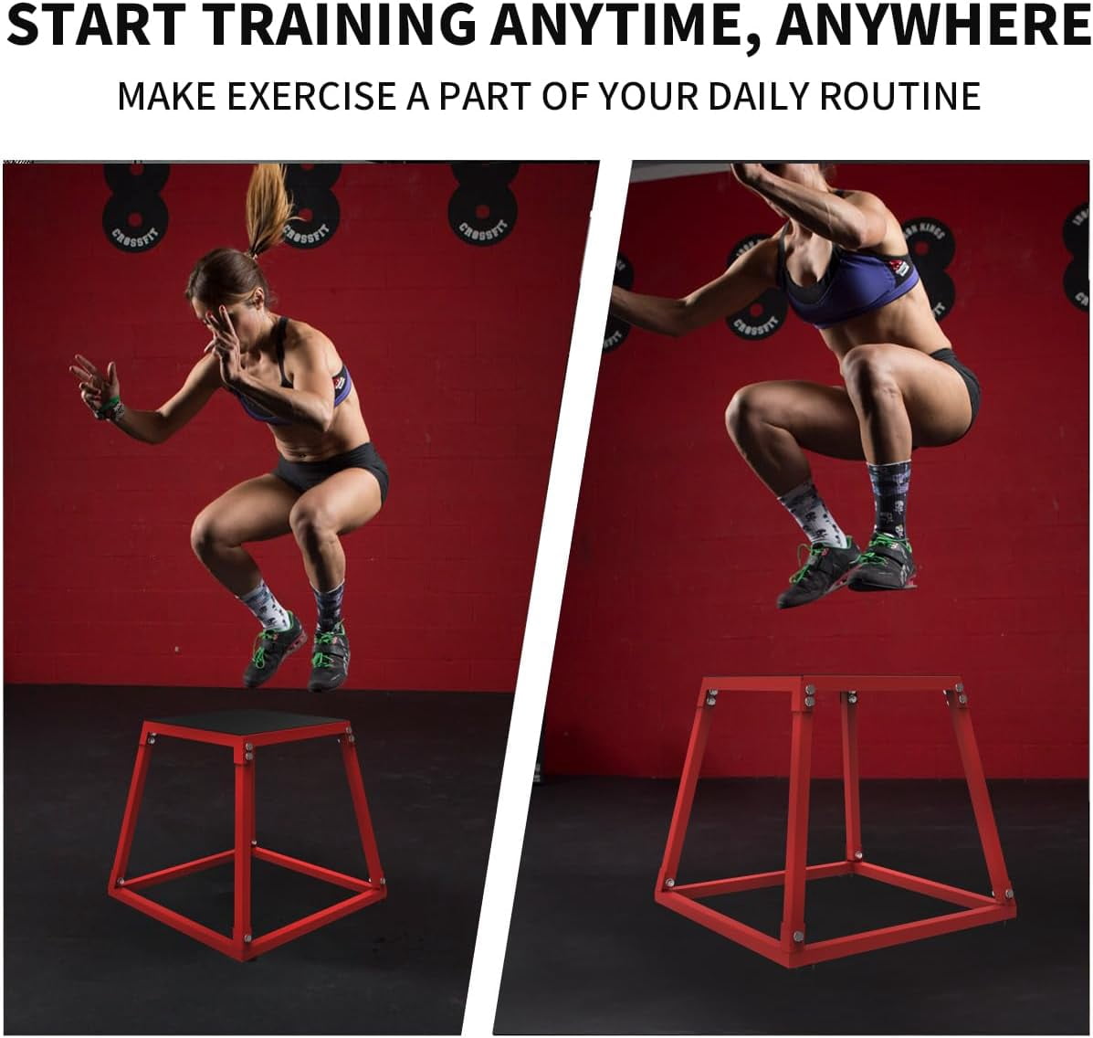Accreate Versatile Plyo Box Set - Stacking Jump Platforms for Home ...