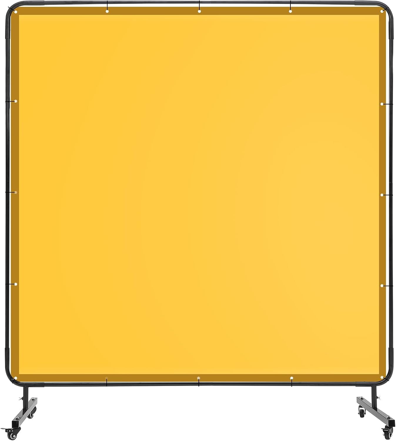 Accreate Yellow Welding Curtain with Frame – Flame Retardant Vinyl ...
