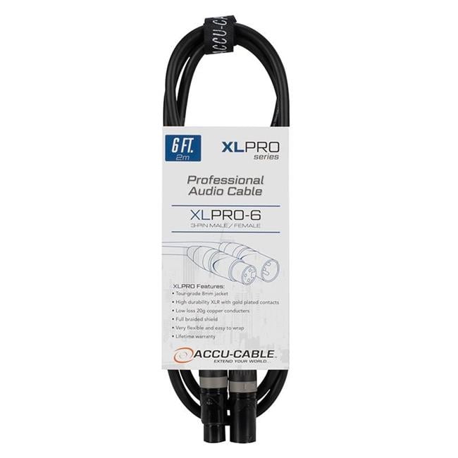 Accu Cable XLP006 6 ft. XLPRO-6 Pro Audio Cable - Walmart.com