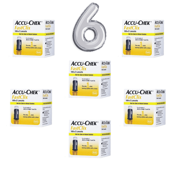 Accu-Check Fastclix Lancets - 100+2 Ea, 6 Pack - Walmart Business Supplies