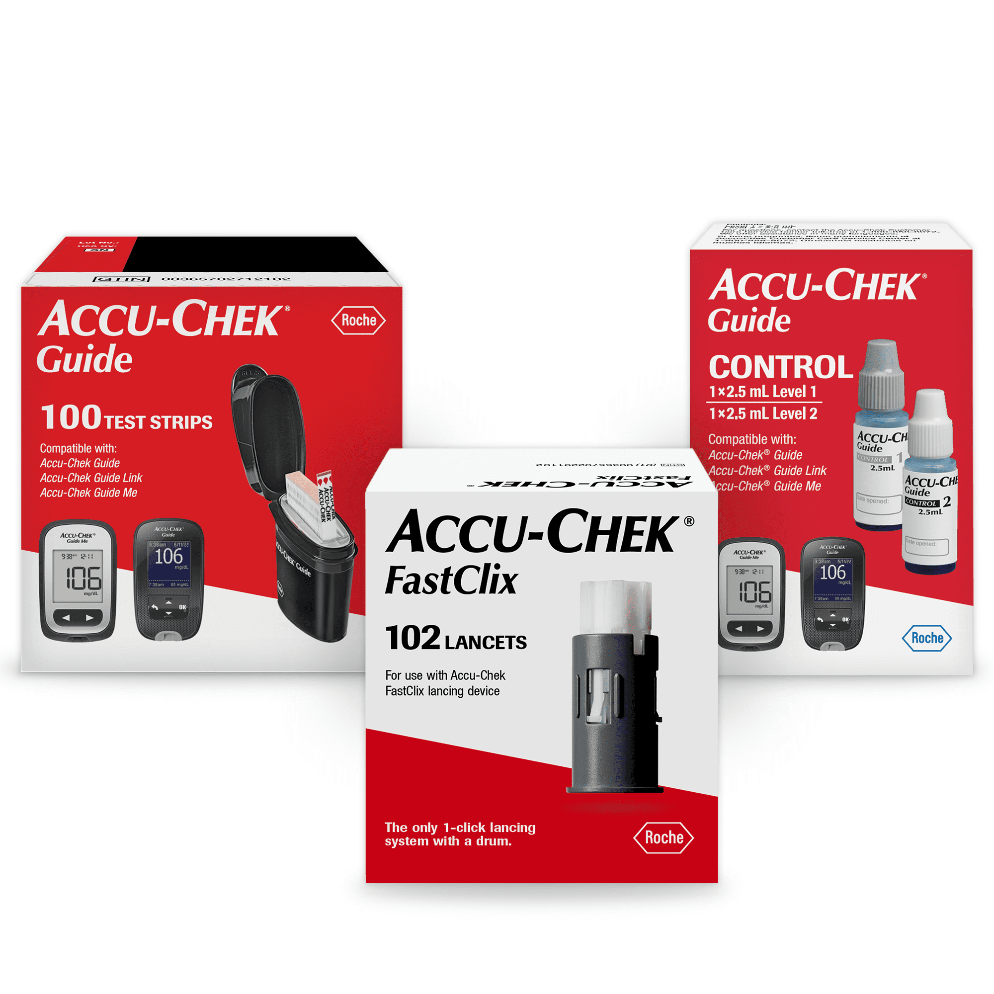 Accu-Chek FastClix Diabetes Blood Sugar Test Kit for Diabetic Glucose ...