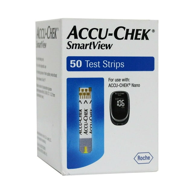 Accu-Chek SmartView Test Strips, 50 Count HSA/FSA Eligible - Walmart.com