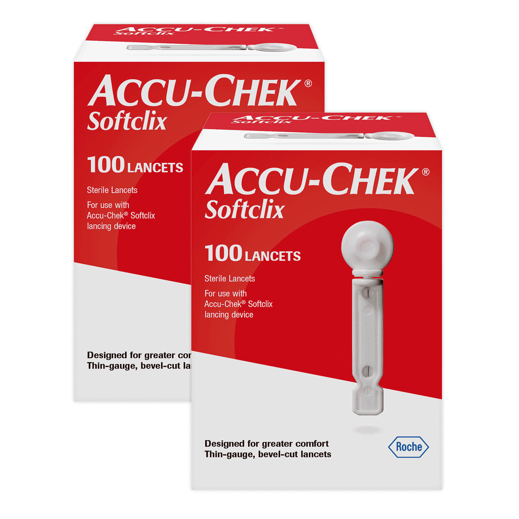 Accu-Chek Softclix Ultra-small 28-Gauge Lancets for Diabetic Blood ...