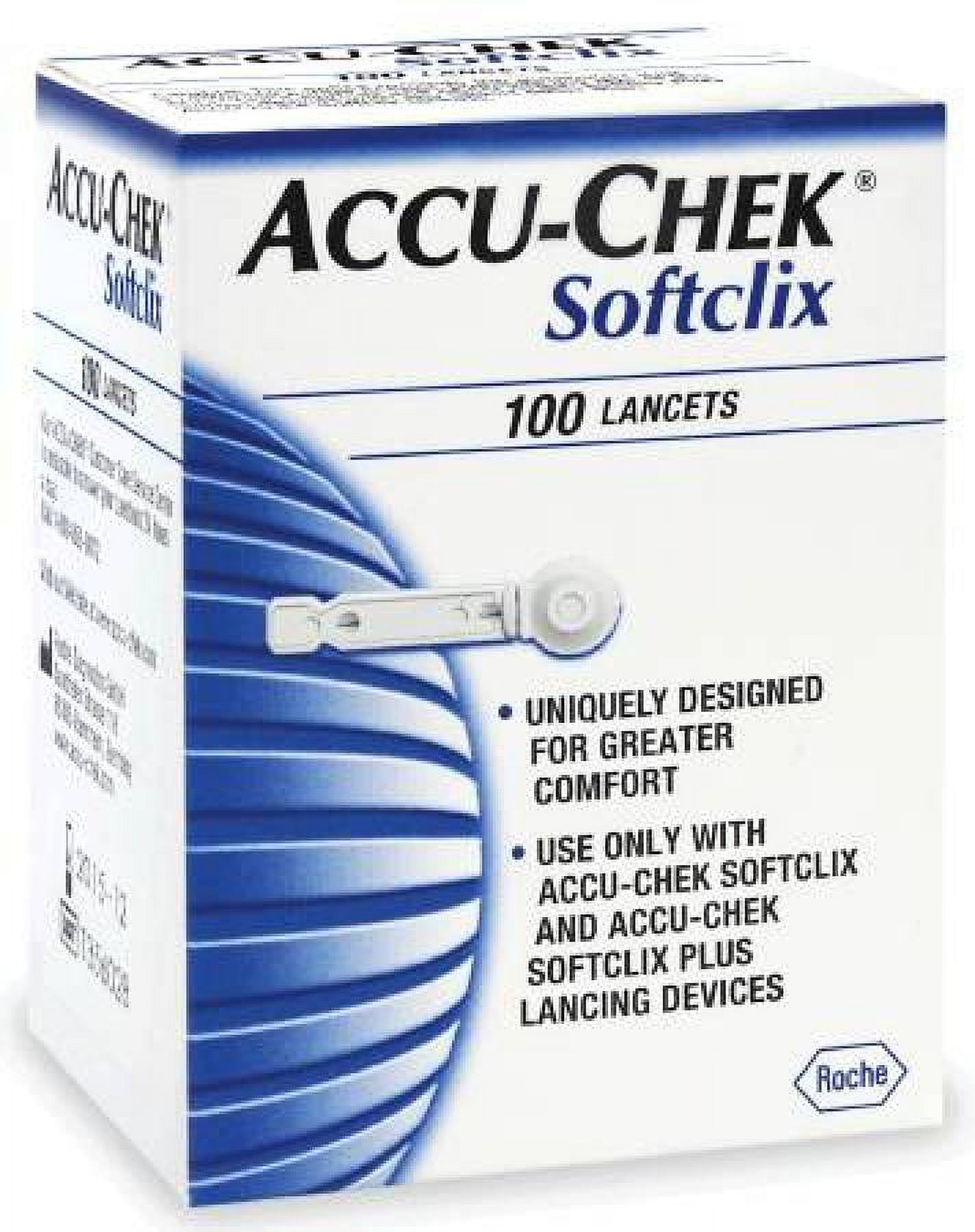 Accu-Chek Softlix Lancet, 21 Gauge, 100 Count - Walmart.com