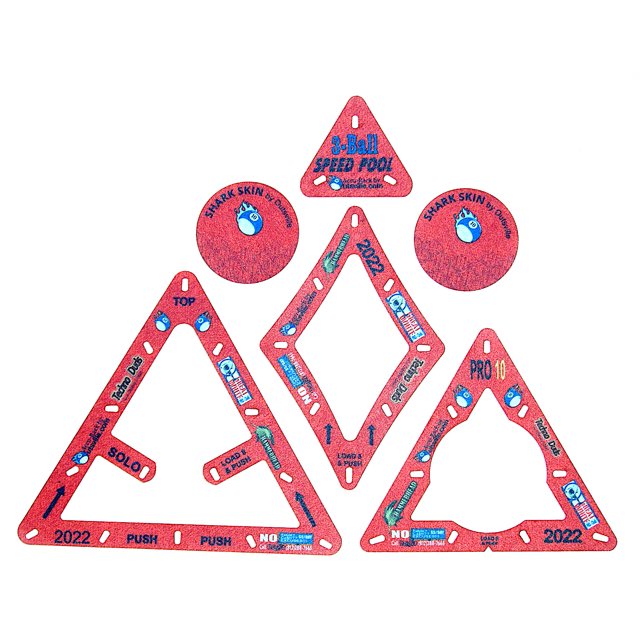 Accu-Rack Template Set - Red - Walmart.com