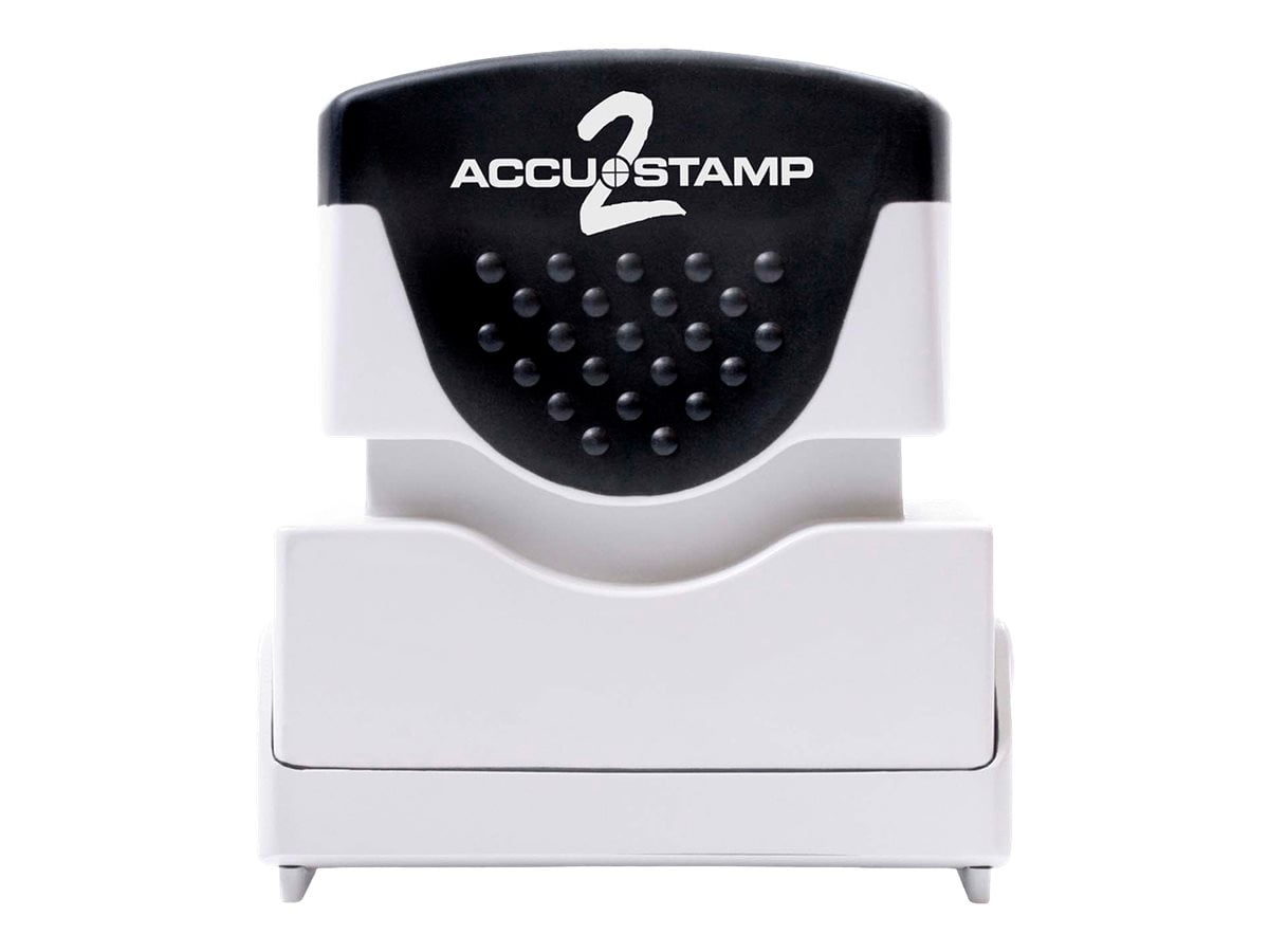 Accu-Stamp 2 - Stamp - pre-inked - red - stock text - do not bend - 0.5 ...