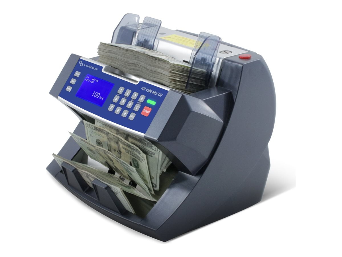 AccuBANKER AB1100PLUS MG UV Commercial Money Counter & Cash Counting ...