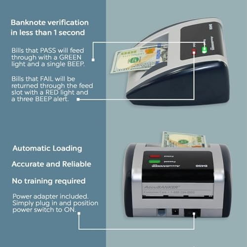 AccuBANKER D450 Counterfeit Money Checker Machine with Magnetic ...