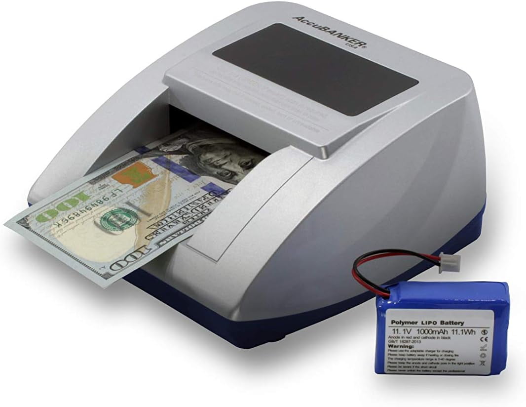 AccuBANKER D470 Quadscan 4-Way Orientation Counterfeit Bill Detector ...