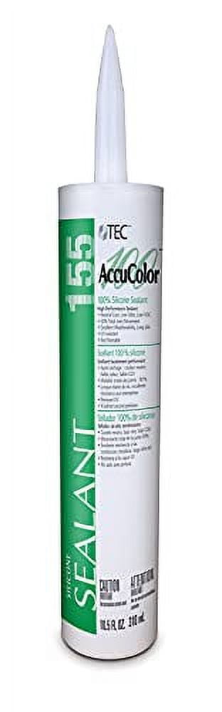 AccuColor 100-100% Silicone Sealant - UV and Water Resistant Tile Joint ...