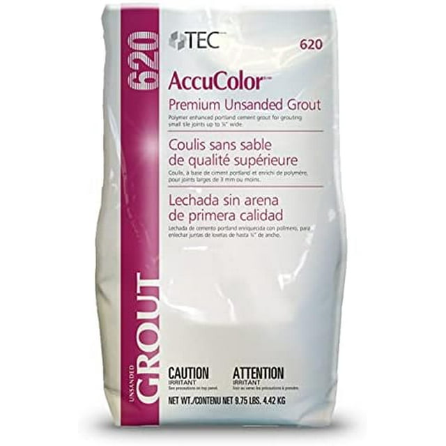AccuColor - Premium Unsanded Tile Grout - High Traffic, Enhanced Color ...
