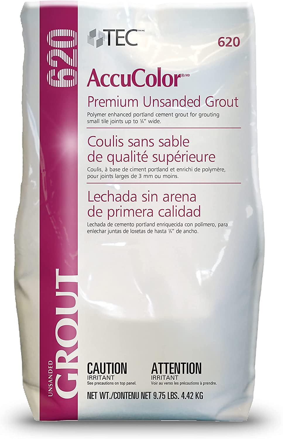 AccuColor - Premium Unsanded Tile Grout - High Traffic, Enhanced Color ...