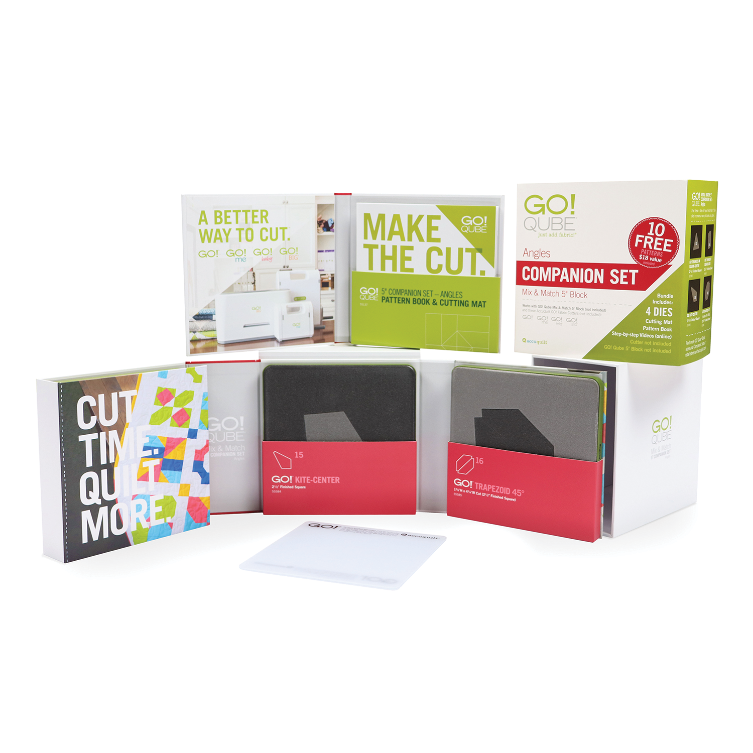 AccuQuilt GO! Qube 5" Companion Set-Angles - Walmart.com