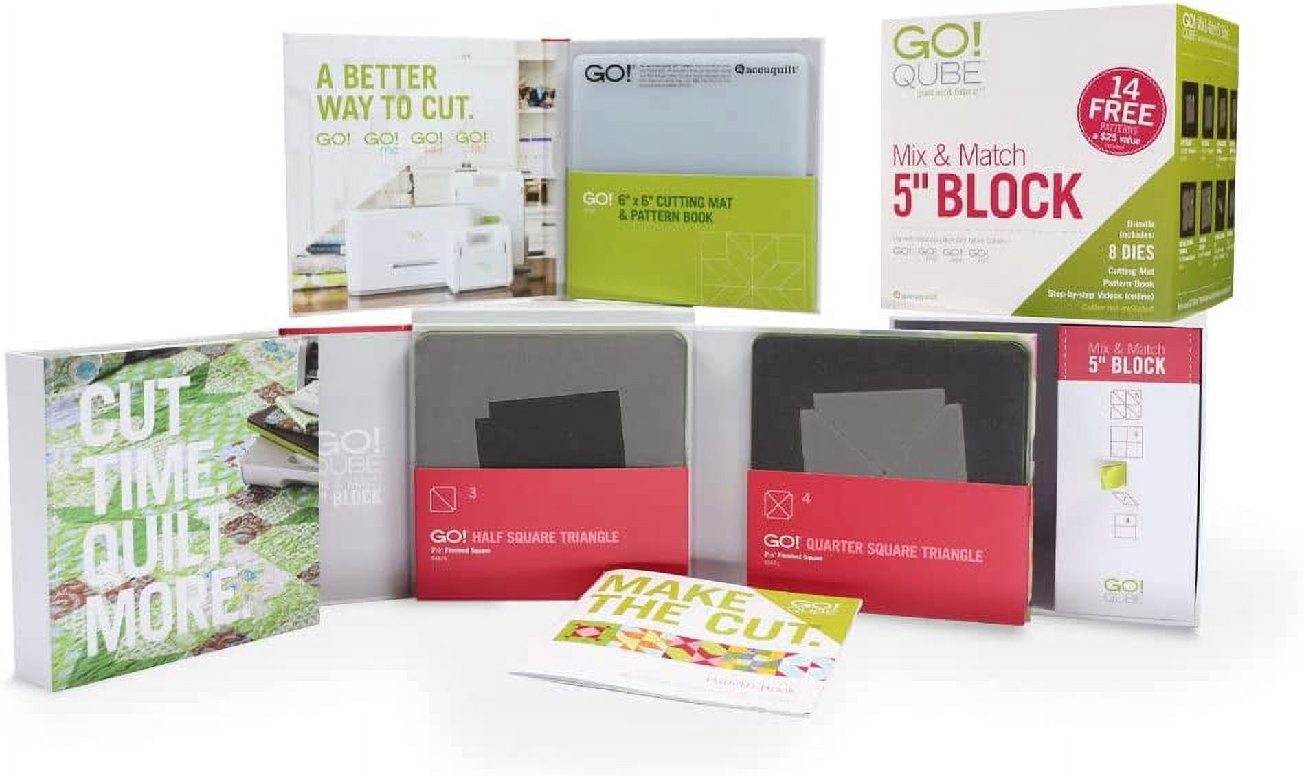 AccuQuilt GO! Qube Mix & Match 5" Block - Walmart.com