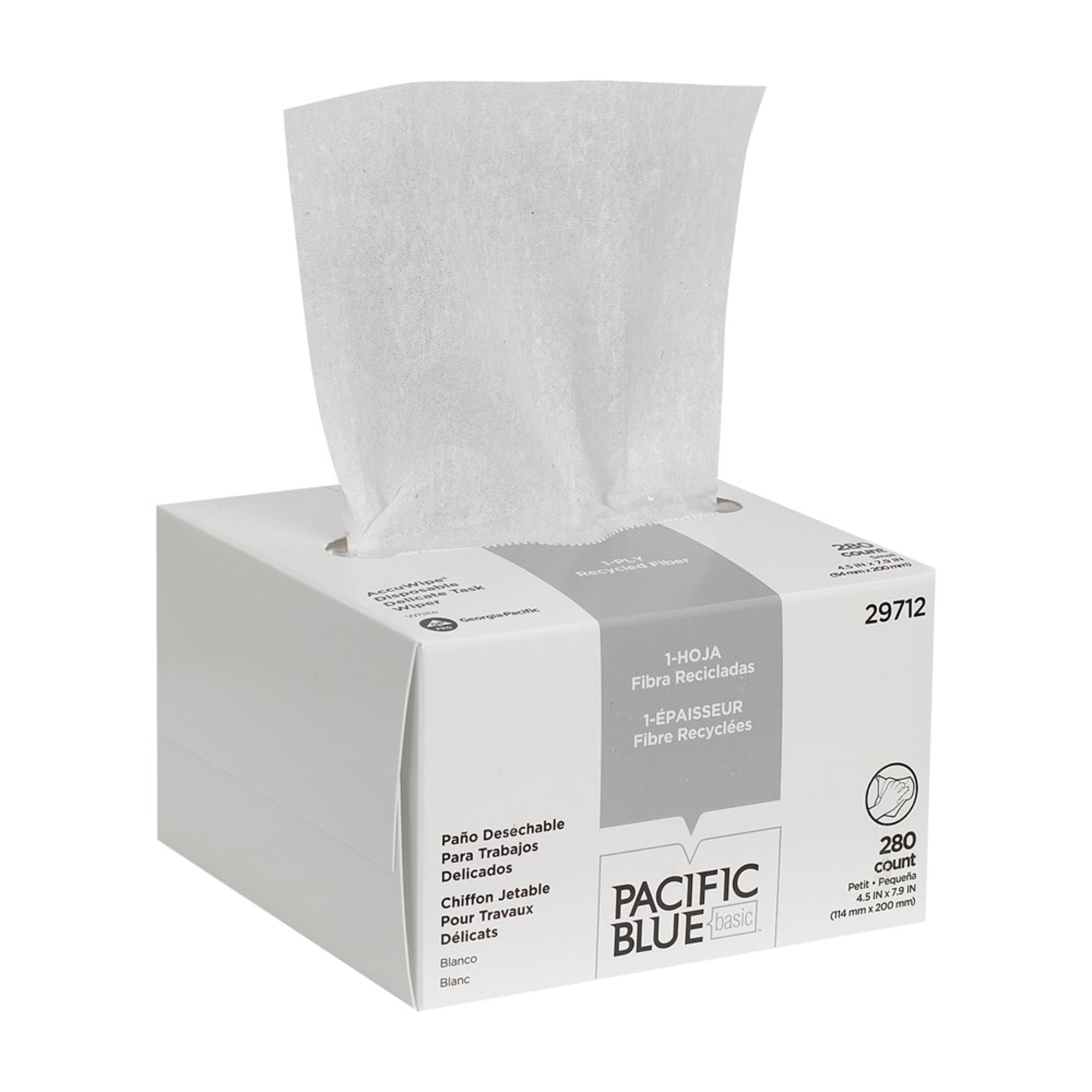AccuWipe Recycled 4-1/2 X 8-1/4 Inch Disposable Task Wipers, 60 Pack ...