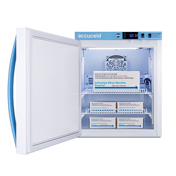 Accucold 2 Cu.Ft. Compact Vaccine Refrigerator, with Antimicrobial ...
