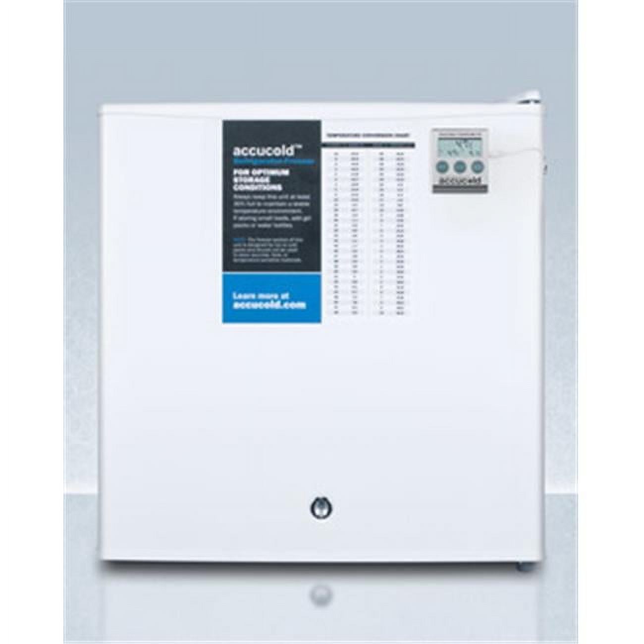 Accucold Compact Refrigerator-Freezer with Front-mounted Lock ...