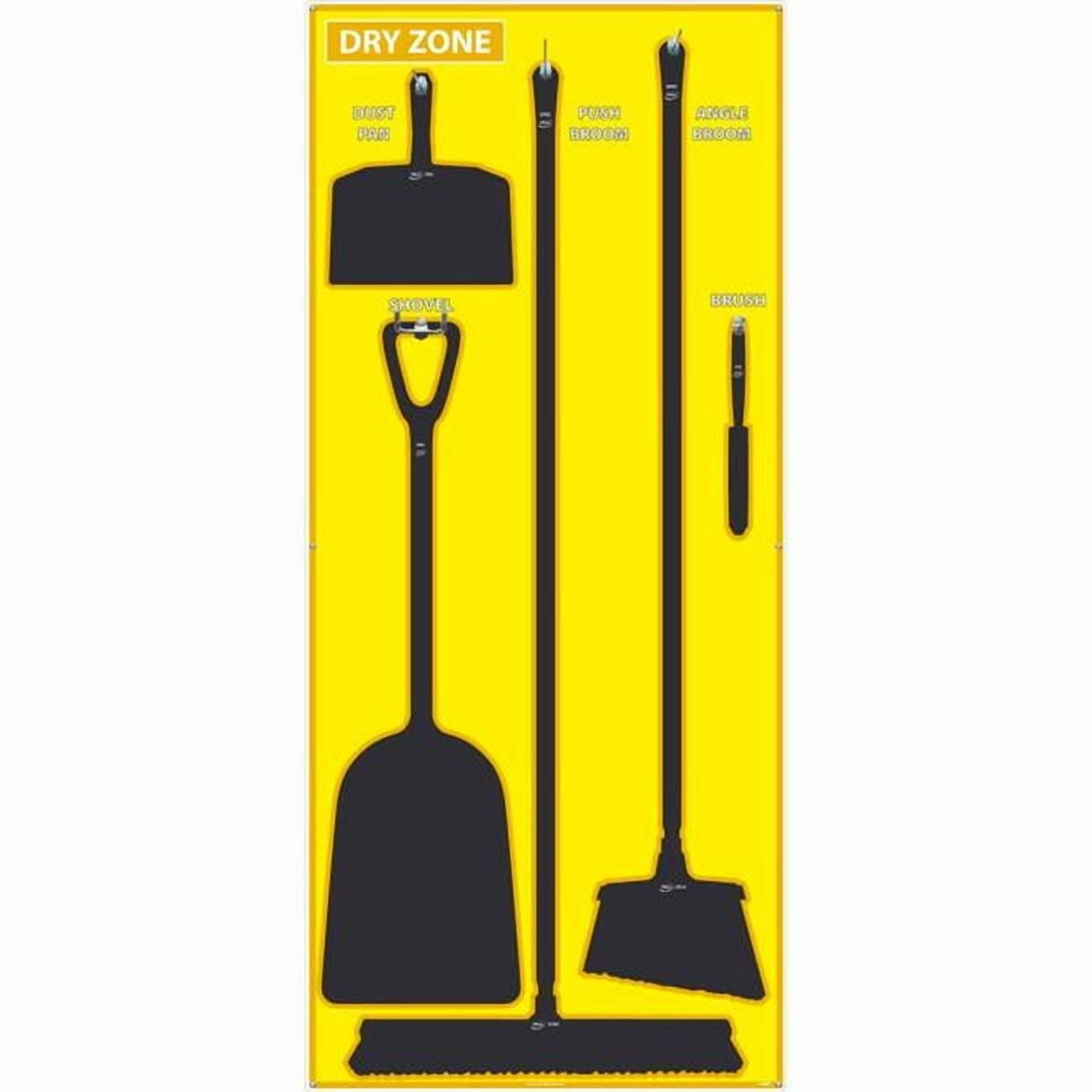 Accuform B2339393 National Marker Dry Zone Shadow Board - 68 x 30 ACP ...
